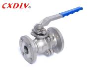 China Stainless Steel DIN RF Flanged Ball Valve 2-Piece Full Bore DN15-DN200 PN16-PN40 Handle Operation for sale