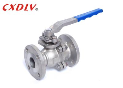 China Stainless Steel DIN RF Flanged Ball Valve 2-Piece Full Bore DN15-DN200 PN16-PN40 Handle Operation for sale
