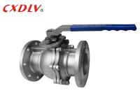China Stainless Steel DIN RF Flanged Ball Valve 2-Piece Full Bore DN15-DN200 PN16-PN40 Handle Operation for sale