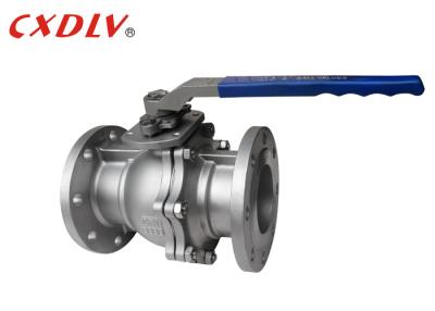 China Flanged Ball Valve Manual Full Port Type with Connection Pressure Rating PN16 PN25 PN40 for sale