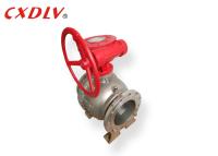 China PN16 Carbon Steel Trunnion Ball Valve 2-24 Inch CF8 Two Piece Flanged Design with Low Torque Operation for sale