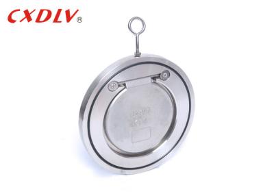 China Soft Seal Single Plate Swing Wafer Check Valve GB Standard PN16 - DN40 to DN600 Size Range, -29°C to 180°C Temperature for sale