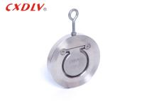 China H74 Wafer Connection Gas Oil Check Valve DN40-DN600 PN10-PN40 Single Plate One-Way Valve for Petroleum for sale