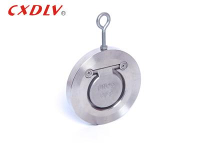 China H74 Wafer Connection Gas Oil Check Valve DN40-DN600 PN10-PN40 Single Plate One-Way Valve for Petroleum for sale