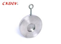 China Thin Type Single Disc Wafer Check Valve DN40-DN600 Cast Steel Quick Closing One Way Valve PN10-PN40 for sale