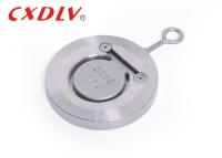 China Ultra Thin Swing Style Wafer Check Valve Carbon Steel WCB DN40-600 PN10-40 For Gas Oil Applications for sale