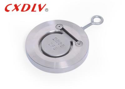 China Ultra Thin Swing Style Wafer Check Valve Carbon Steel WCB DN40-600 PN10-40 For Gas Oil Applications for sale