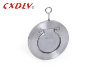 China GB Standard 16P Single Door Wafer Check Valve Stainless Steel CF8/CF8M DN40-DN600 PN10-PN40 for sale