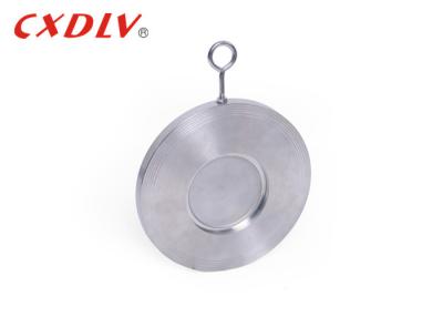 China GB ANSI CF3 Single Door Flap Wafer Check Valve Non Slam Super Duplex DN40-600 PN10-40 for sale