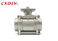 China CF8M 1000WOG Hydraulic Ball Valve BSPT 1/2 Inch Threaded Stainless Steel 100 PSI 120°C for sale