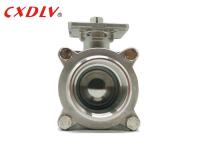 China CF8 CF8M BSPT Screw 6 Inch Threaded Ball Valve with 100 PSI Pressure Rating and 120°C Temperature Range for sale
