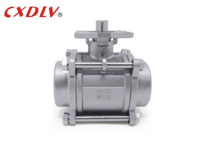 China 1000WOG 3-Piece Female Threaded Ball Valve 1
