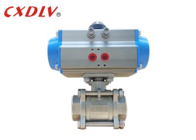 China Stainless Steel 304 Pneumatic Control Valve with Actuator - 6mm to 100mm Size Range, 2-8 Bar Operating Pressure for sale