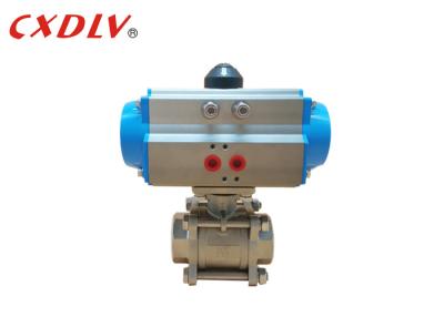 China CXDLV Q611F Pneumatic Actuated Ball Valve - 1/2