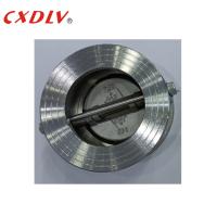 China Stainless Steel 304 Wafer Dual Plate Check Valve PN16 Swing Type 2 Inch for sale