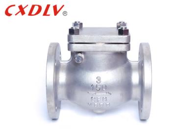 China Stainless Steel Double Flange Swing Non Return Valve DN15-1200mm PN1.0-42.0MPa For Water Supply for sale
