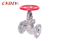 China GB CFM8 Stainless Steel Globe Valve Flanged Type Full Bore Stop Valve DN15-200 with 130-600mm Length for sale