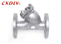 China Stainless Steel Y-Strainer Flanged End CF8/CF8M DN 100 with PN1.6-6.4 Pressure Rating for sale