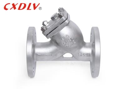 China Stainless Steel Y-Strainer Flanged End CF8/CF8M DN 100 with PN1.6-6.4 Pressure Rating for sale