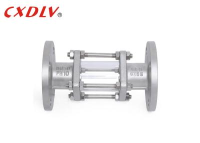China Tube Fittings Sight Glass Double Flange Ends DN15-DN150 PN16 for Industrial Process Inspection for sale