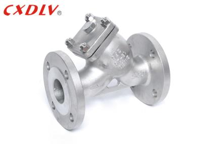 China 2 Inch Y Strainer Valve Stainless Steel Flange Connection for Natural Gas Systems - ASME B16.34 API 6D Standards for sale