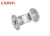 China Stainless Steel Sight Glass Flow Meter DN15-DN150 with -20°C to 185°C Temperature Range for Industrial Pipeline Monitoring for sale