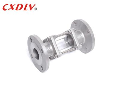 China Stainless Steel Sight Glass Flow Meter DN15-DN150 with -20°C to 185°C Temperature Range for Industrial Pipeline Monitoring for sale