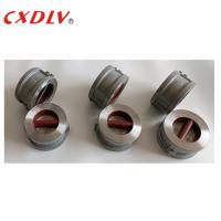 China DN80 ANSI150 RF Cast Steel Double Door Wafer Check Valve Non Return 73mm Face to Face for sale
