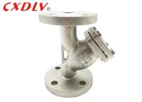 China Stainless Steel Y-Type Water Pump Strainer with Double Flange Ends PN1.6-6.4 Pressure Rating for sale