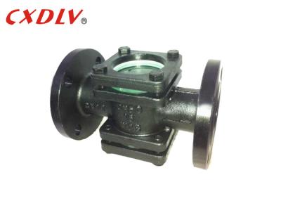 China Double Flange Sight Glass WCB Body Pyrex Glass 2 Inch 300LB ANSI Industrial Visual Monitoring for sale
