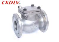 China ANSI H44 4 Inch Flanged Swing Check Valve Metal Seated 150LB Water Meter for sale
