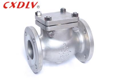 China ANSI H44 4 Inch Flanged Swing Check Valve Metal Seated 150LB Water Meter for sale