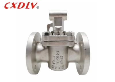 China 2 Way Flanged Sleeved Plug Valve with Soft Sealing & Lubricated Design - API 599/6D Compliant Manual Operator for sale