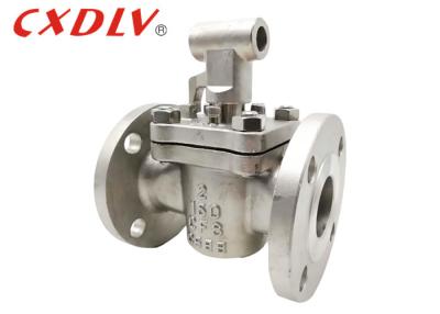 China PTFE 2-Way Flanged Quarter Turn Plug Valve with Manual Operator - API 599/6D Certified, ASME B16.5 Flange for sale