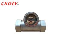 China Threaded Screw Sight Glass Flow Indicator with BSPT/BSP/NPT Connections, 0.6 MPa Pressure Rating, 0-180°C Temperature Range for sale