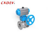 China W-4 Actuator Floating Ball Valve with Manual Override - 260mm Length, 300mm Height - Custom Colors Available for sale