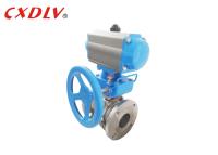 China Handwheel Control Valve Actuator Manual Override Worm Gear for Quarter Turn Valve - Model W-8 with 440mm Height for sale