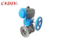 China Handwheel Control Valve Actuator Manual Override Worm Gear for Quarter Turn Valve - Model W-8 with 440mm Height for sale