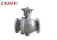 China Carbon Steel 10 Inch 2-Piece Trunnion Mounted Ball Valve - PN16 Pressure Rating, 2-24 Inch Sizes Available for sale