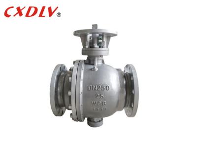 China Carbon Steel 10 Inch 2-Piece Trunnion Mounted Ball Valve - PN16 Pressure Rating, 2-24 Inch Sizes Available for sale