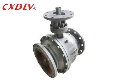 China Casting Steel Trunnion Ball Valve WCB PN25 High Pressure Control Valve 2-24 Inch Full Port for sale