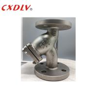 China DN50 PN16 Y Strainer Valve 300Micron SUS304 Flanged Connection Industrial Filter for sale