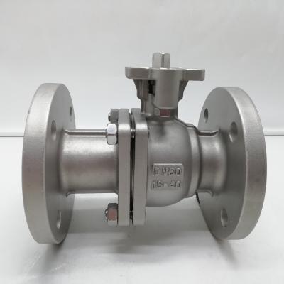 China DN50 PN16 Flanged Ball Valve CF8M Stainless Steel Degreased Oxygen Clean Full Bore Floating Ball for Oil Free Service for sale