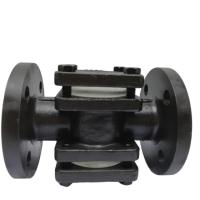 China ASTM B16.34 Compliant Flanged Sight Glass for High Pressure Industrial with Tempered Glass for LPG Flow for sale