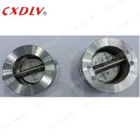 China Wafer Dual Plates Check Valve Stainless Steel Material Non Return Valve for Water Oil Gas for sale