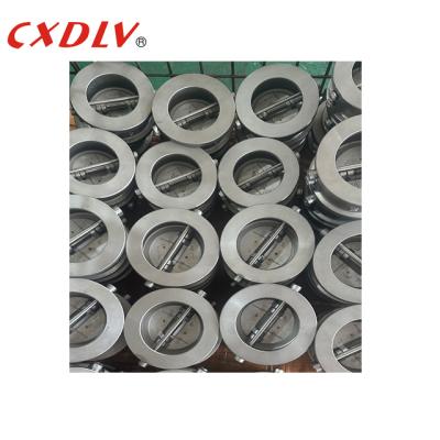 China Wafer Dual Plates Check Valve Stainless Steel Material Non Return Valve for Water Oil Gas for sale
