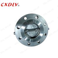 China Stainless Steel Flange Check Valve for Water Oil Gas – Dual Plate Non Return Valve for sale