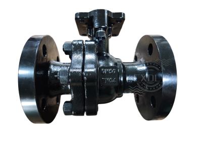 China Carbon steel high platform PN64 ball valve Industrial Stainless Steel Ball Valve with PTFE POB PPL Seat Options for sale