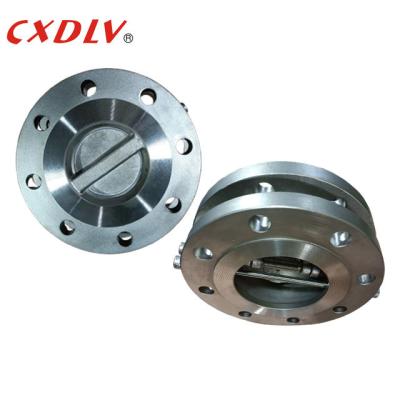 China Stainless Steel Dual Plate Check Valve Metal Hinged Flange End ANSI150LB RF for sale