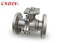 China 2 Way Stainless Steel Ball Valve Full Bore CF8M DN65 Flange Connection with ISO5211 Pad - PN16 to PN63 Pressure Rating for sale
